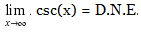 Graphs to Know: csc(x) = y